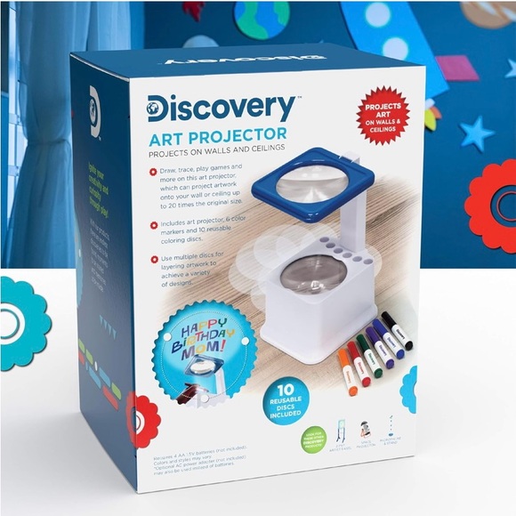 Discovery | Toys | Discovery Kids Art Projector With Six Dry Erase ...